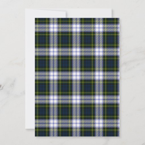 Gordon Dress Plaid Groom's Golf Party Invitation | Zazzle