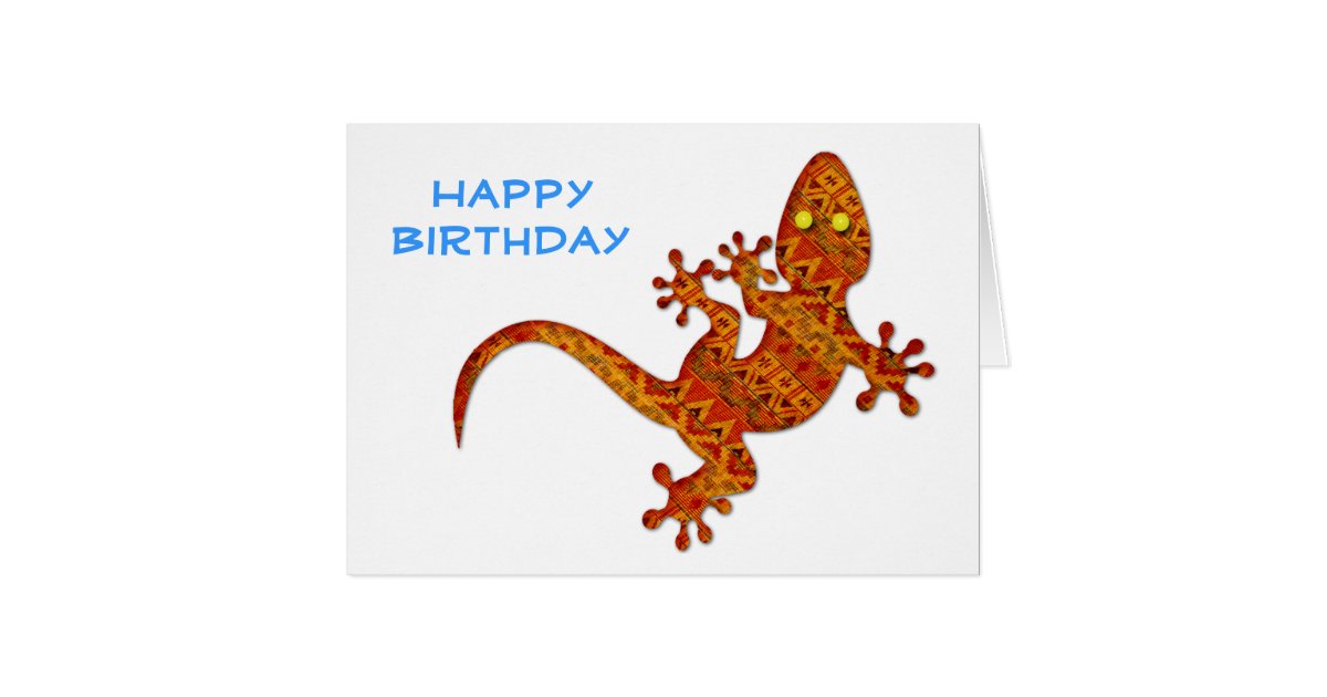 Gordon Gecko Birthday Card | Zazzle