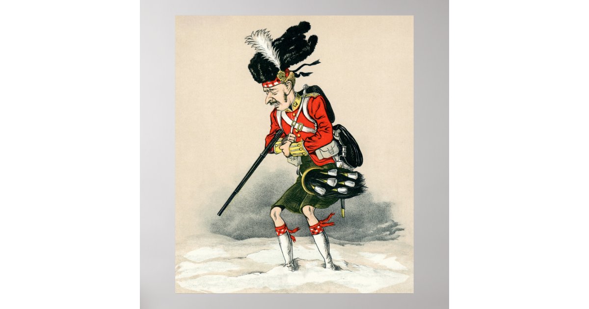 Gordon Highlander Soldier Poster | Zazzle