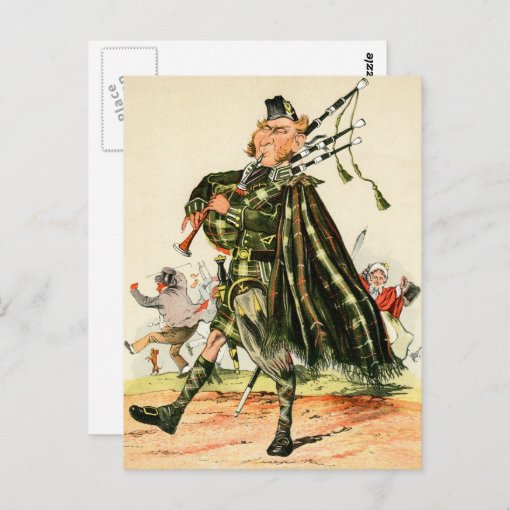 Gordon Highlanders - Piper Postcard | Zazzle