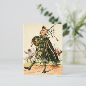 Gordon Highlanders - Piper Postcard | Zazzle