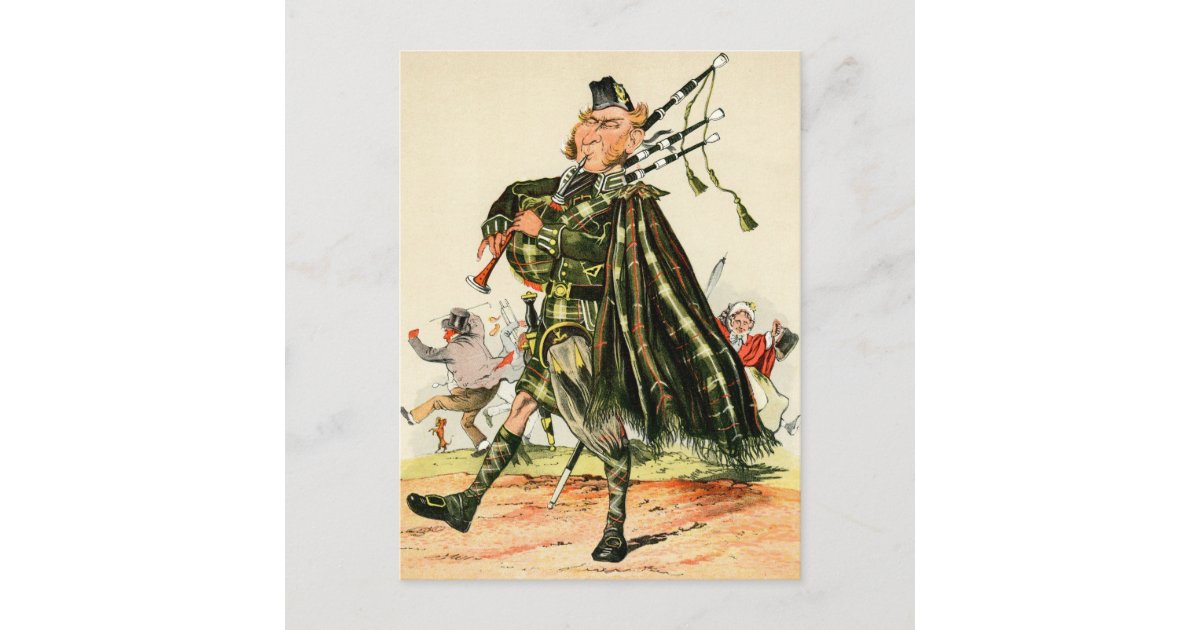Gordon Highlanders - Piper Postcard | Zazzle