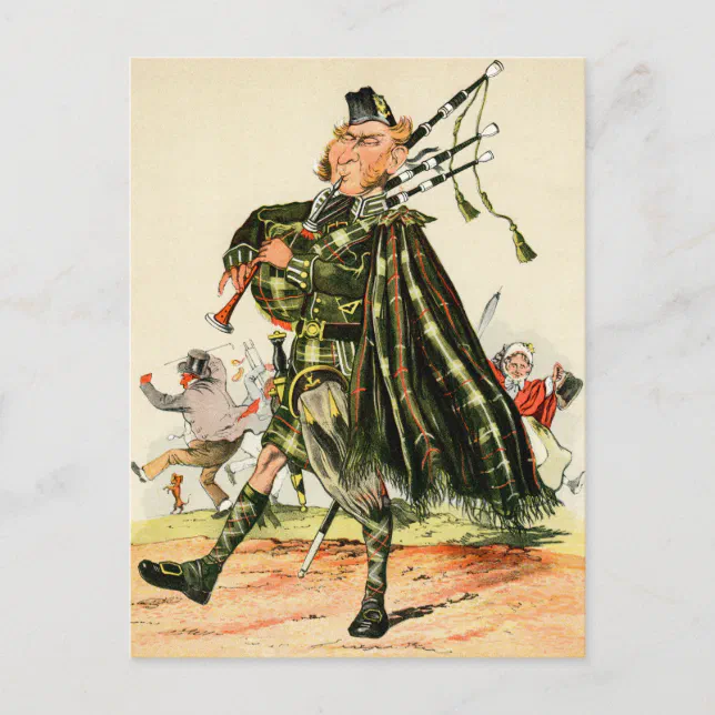 Gordon Highlanders - Piper Postcard | Zazzle