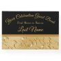 Gorgeous Black and Gold Guest Book, Personalize it Guest Book | Zazzle