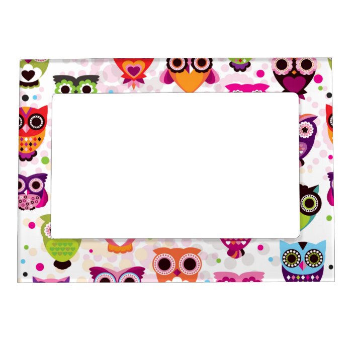 Gorgeous Custom Owl Magnetic Frame | Zazzle.com
