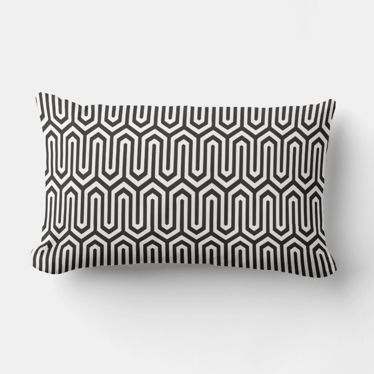 Gorgeous Geometric Pattern Lumbar Throw Pillow | Zazzle