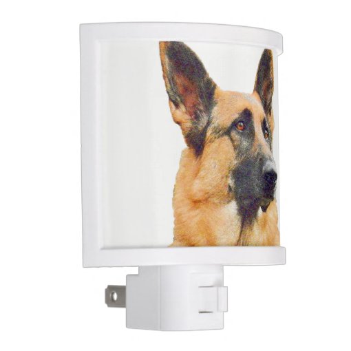 Gorgeous German Shepherd Photo Night Light | Zazzle