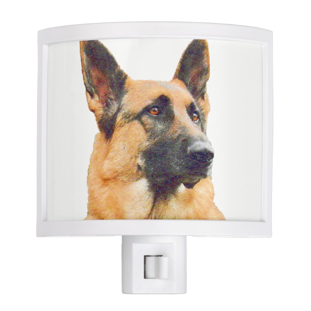 Gorgeous German Shepherd Photo Night Light | Zazzle