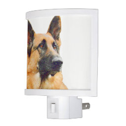 Gorgeous German Shepherd Photo Night Light | Zazzle