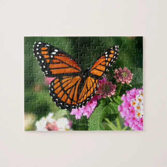 Gorgeous Monarch Butterfly Design Jigsaw Puzzle | Zazzle