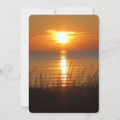 Gorgeous Orange Sunset Wedding Invitations | Zazzle