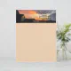 Gorgeous Texas Sunset Stationary Scripture | Zazzle