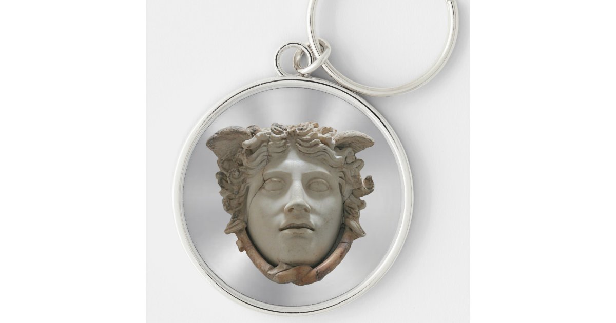 Gorgoneion Keychain | Zazzle.com