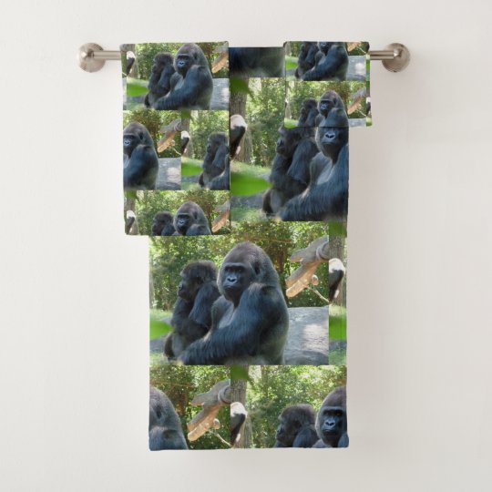 Gorilla Bath Towel Set | Zazzle.com