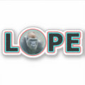 Gorilla Lope Shines in Bright Name Design Sticker | Zazzle