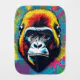 Gorilla Pop Art Cartoon Drawing Baby Burp Cloth | Zazzle