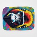 Gorilla Pop Art Cartoon Drawing Baby Burp Cloth | Zazzle