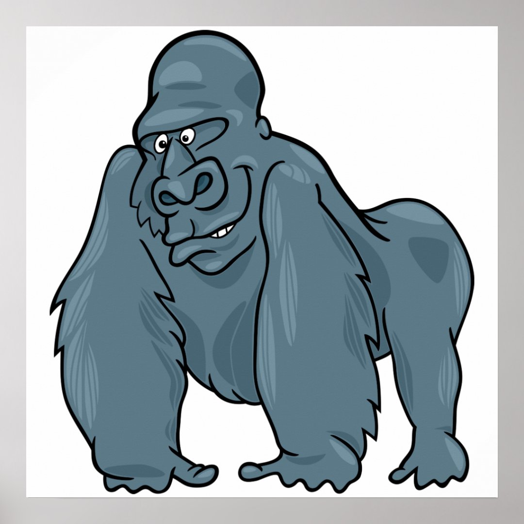 Gorilla Poster | Zazzle