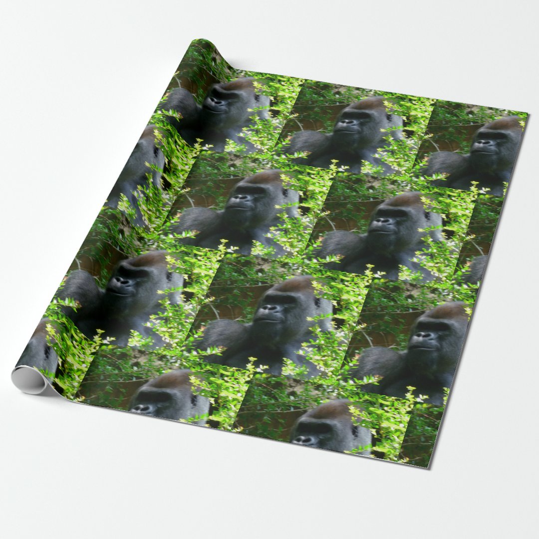 Gorilla Wrapping Paper | Zazzle