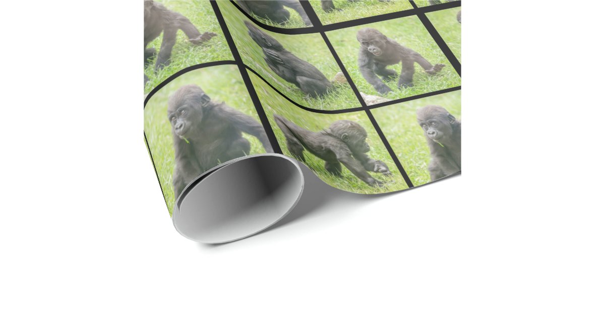 Gorilla Wrapping Paper | Zazzle