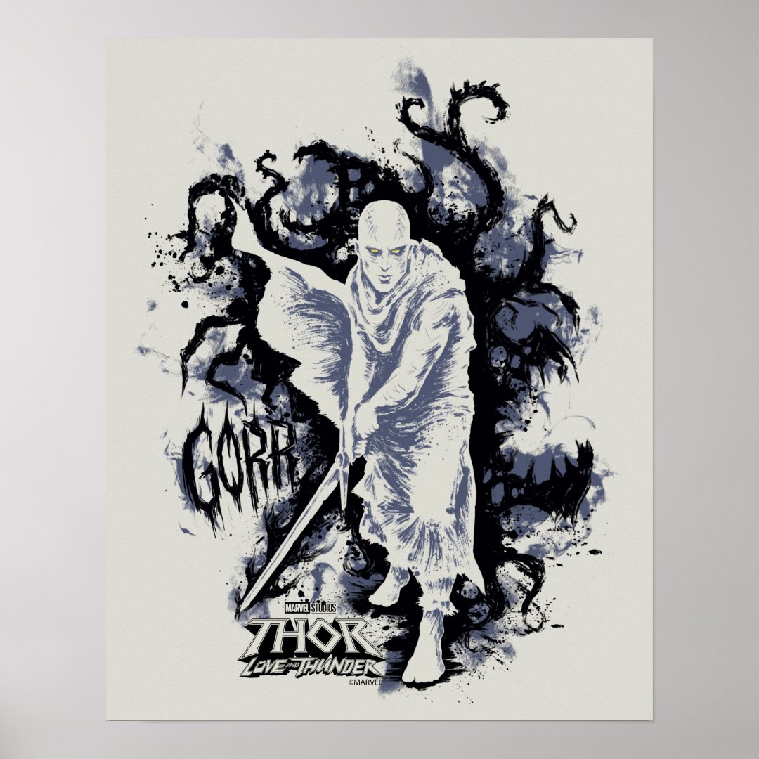 Gorr the God Butcher Shadow Graphic Poster | Zazzle