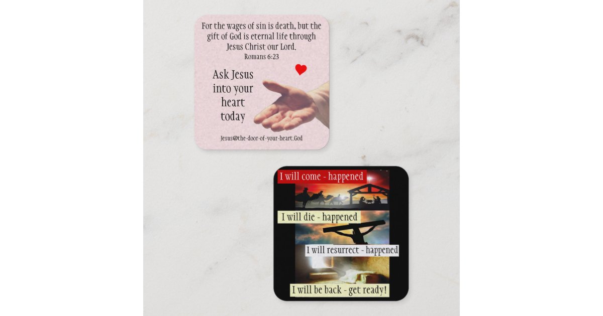 Gospel Tract Card | Zazzle