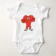 Gossamer Menacing Pose Baby Bodysuit | Zazzle