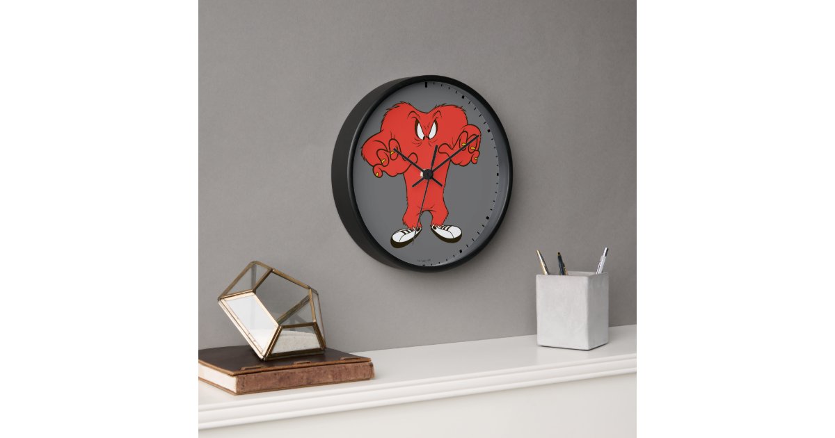 Gossamer Menacing Pose Clock | Zazzle