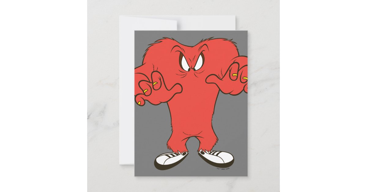 Gossamer Menacing Pose Note Card | Zazzle