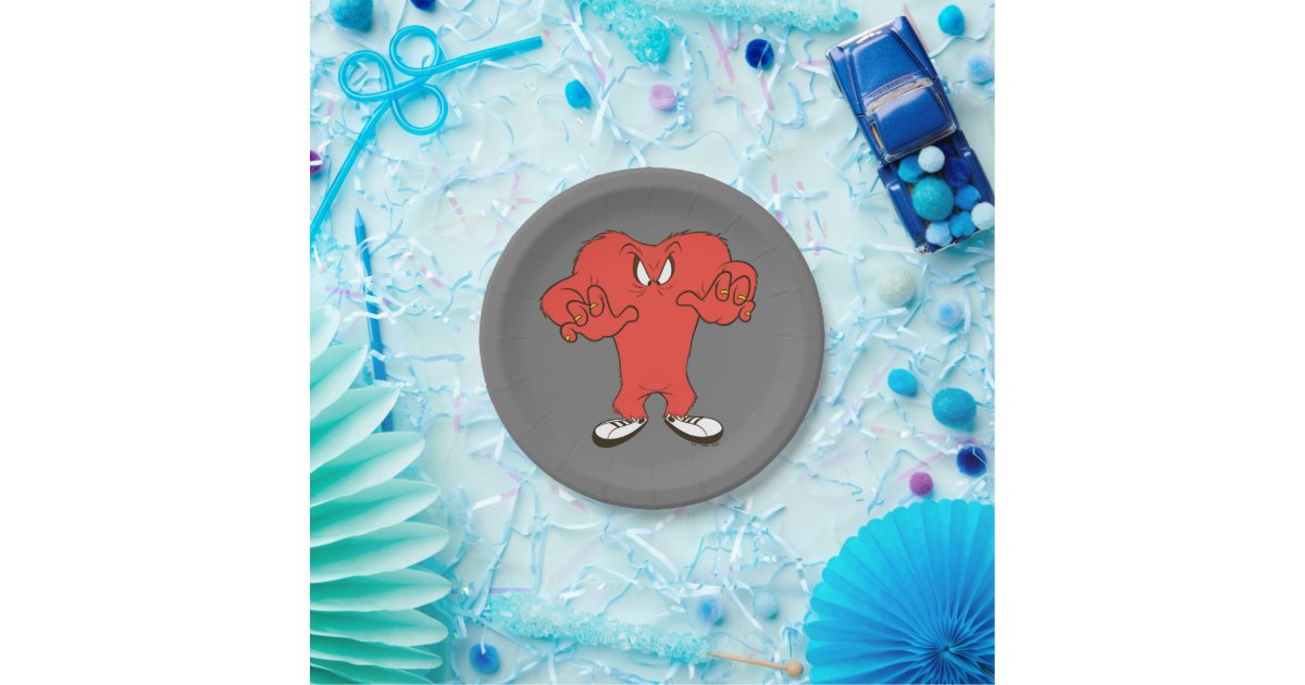 Gossamer Menacing Pose Paper Plates | Zazzle
