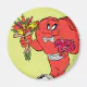 Gossamer with roses magnet | Zazzle