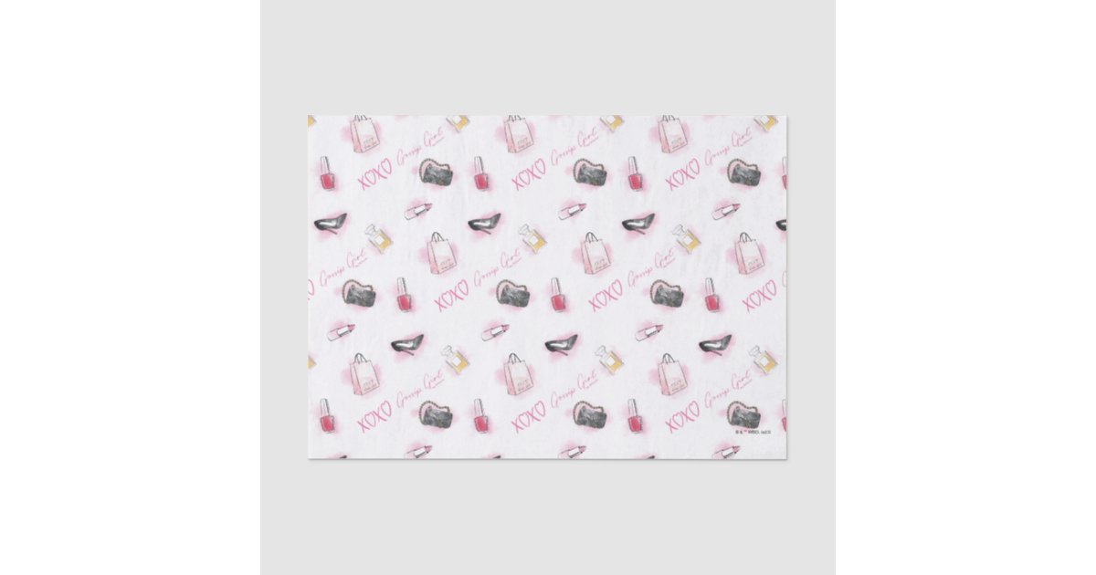 Gossip Girl Makeup Pattern Tissue Paper | Zazzle