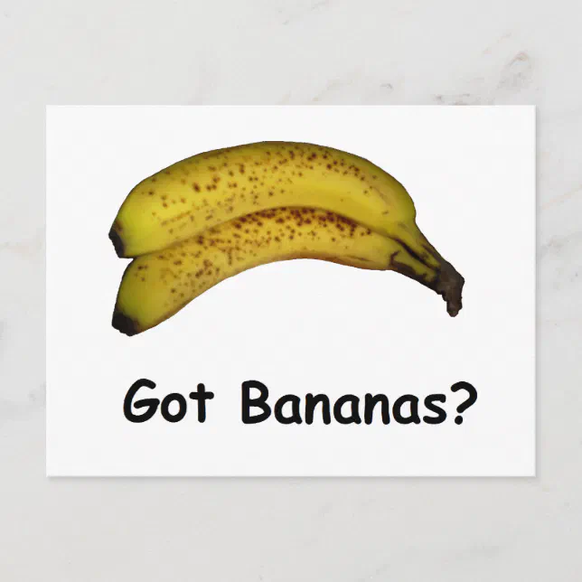 Got Bananas Postcard | Zazzle