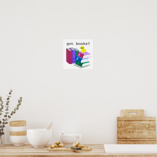 Got Books Reading Poster | Zazzle