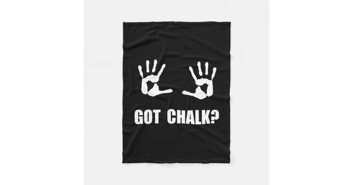 Got Chalk Fleece Blanket | Zazzle