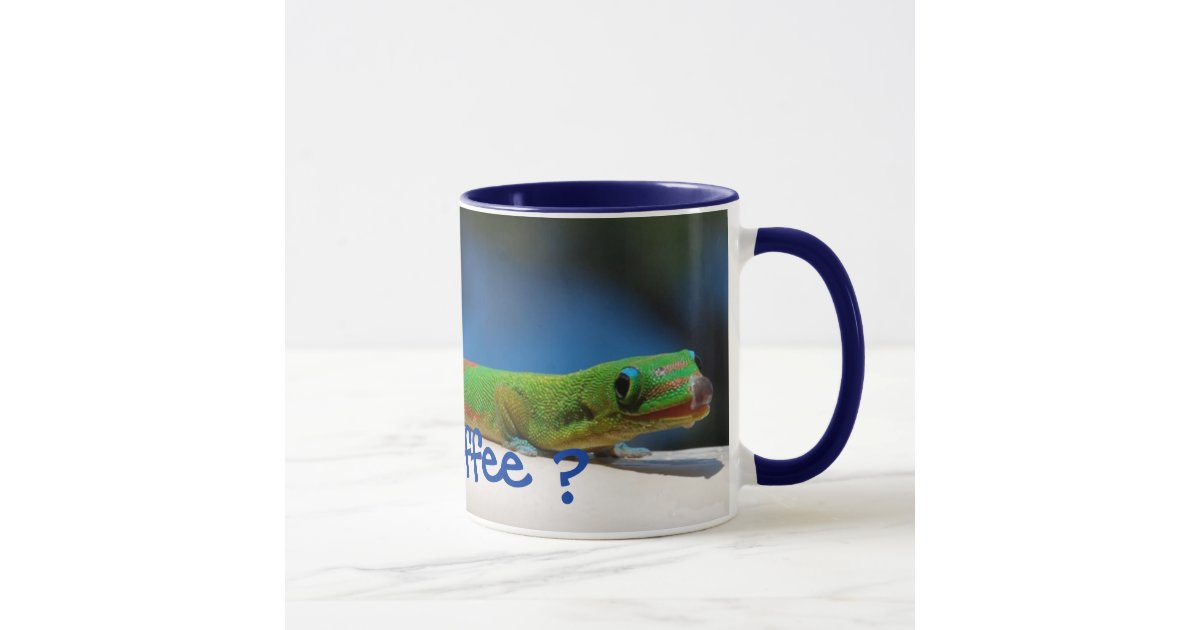 Got coffee? Gecko mug | Zazzle
