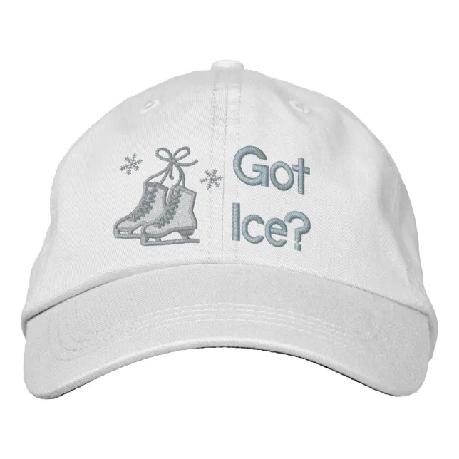 Got Ice? Embroidered Baseball Cap | Zazzle