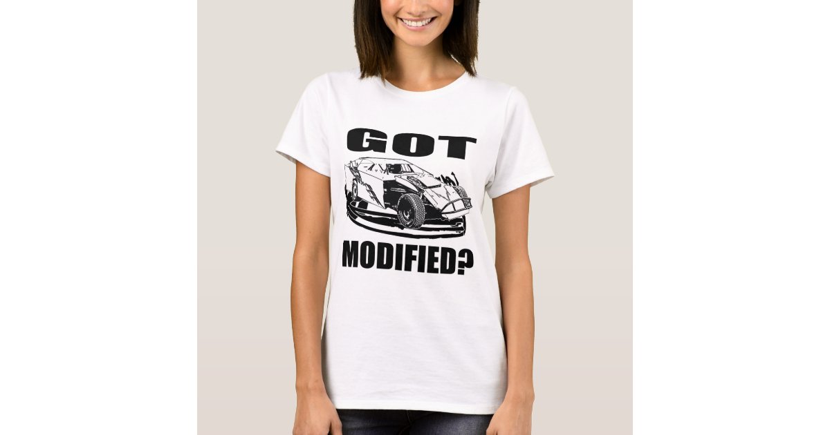 Got Modified? Dirt Modified Racing T-Shirt | Zazzle