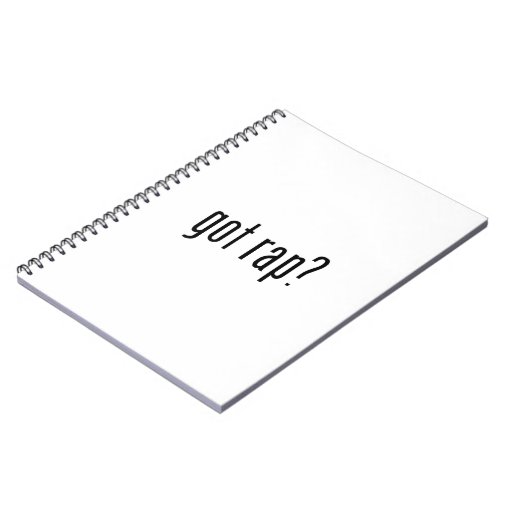 got rap? notebook | Zazzle