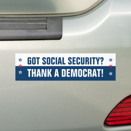 Got Social Security? Bumper Sticker | Zazzle