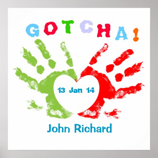Gotcha Day Poster | Zazzle