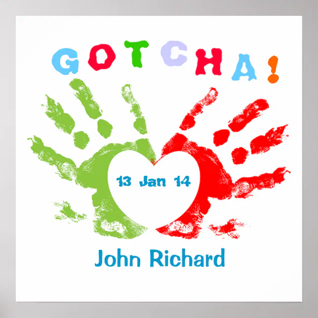 Gotcha Day Poster | Zazzle