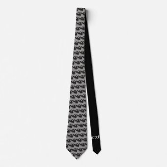 Gotcha You Looked Game Tie SMALL grey | Zazzle