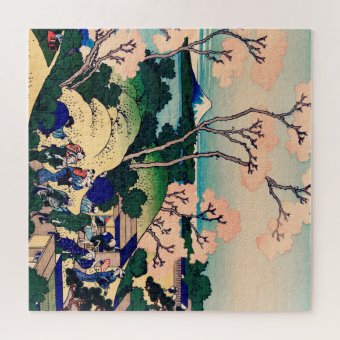 Goten-Yama Hill, Shinagawa on the Tokaido Japanese Jigsaw Puzzle | Zazzle