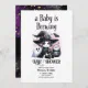 Goth Baby Girl is Brewing Witch Ghost Couldron Invitation | Zazzle