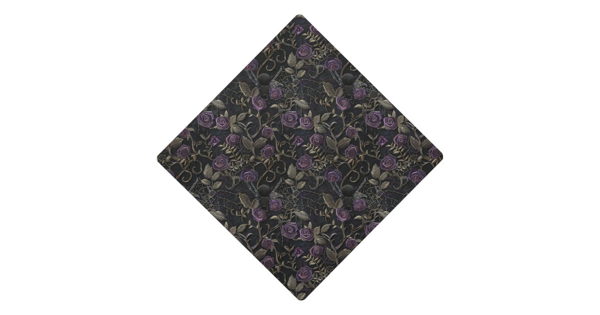 Goth Graduation Cap Topper | Zazzle