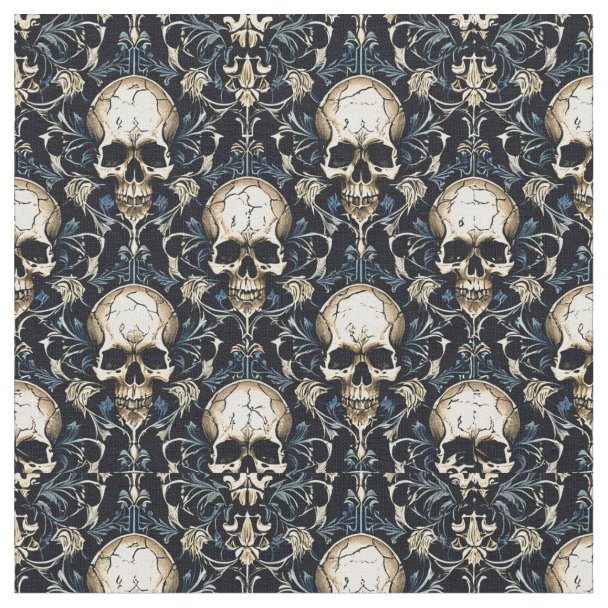 SKULLS! FABRIC | Zazzle