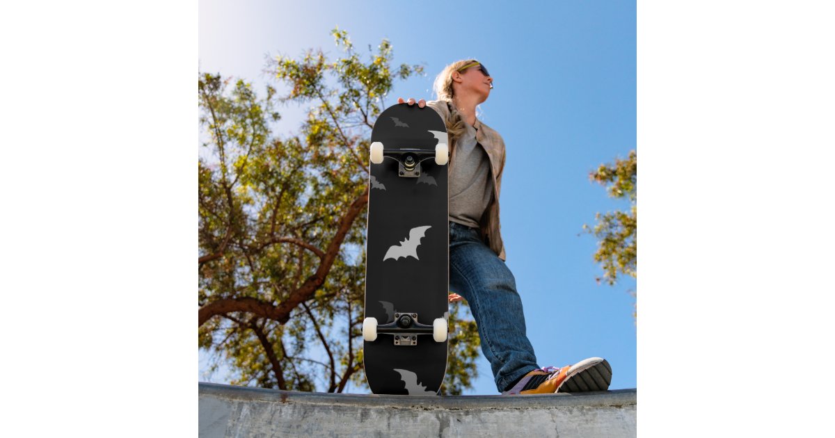 Goth Vampire Bats Skateboard Deck | Zazzle