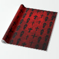 Goth Vampire Coffin Gift Wrap | Zazzle