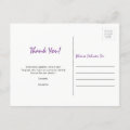 Goth Vampire Lips Halloween Birthday Thank You Postcard | Zazzle